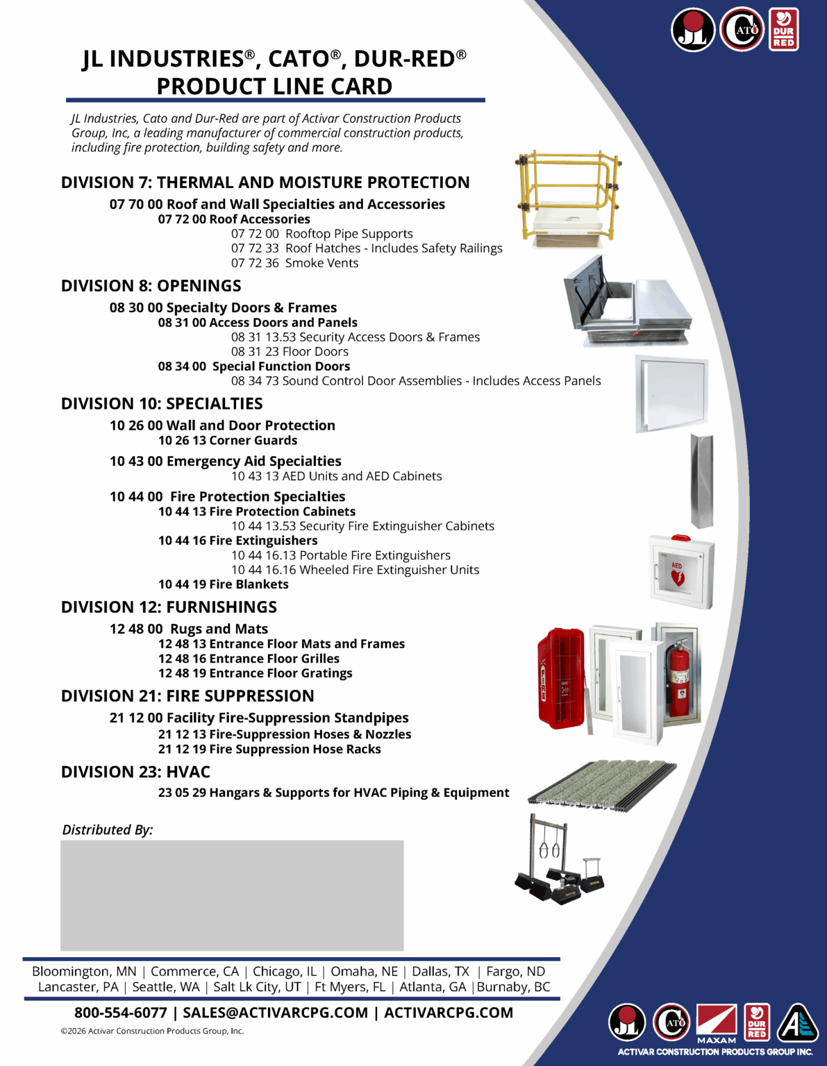 Catalogs & Flyers - Activar Construction Products Group