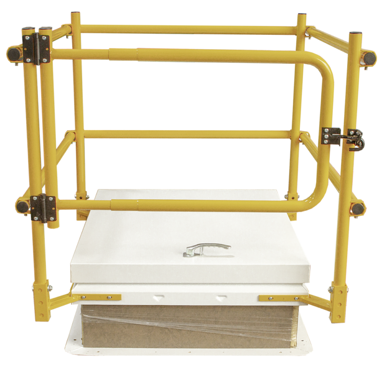 Saf-T-Hatch Series Roof Hatch with Safety Railing | Activar ...